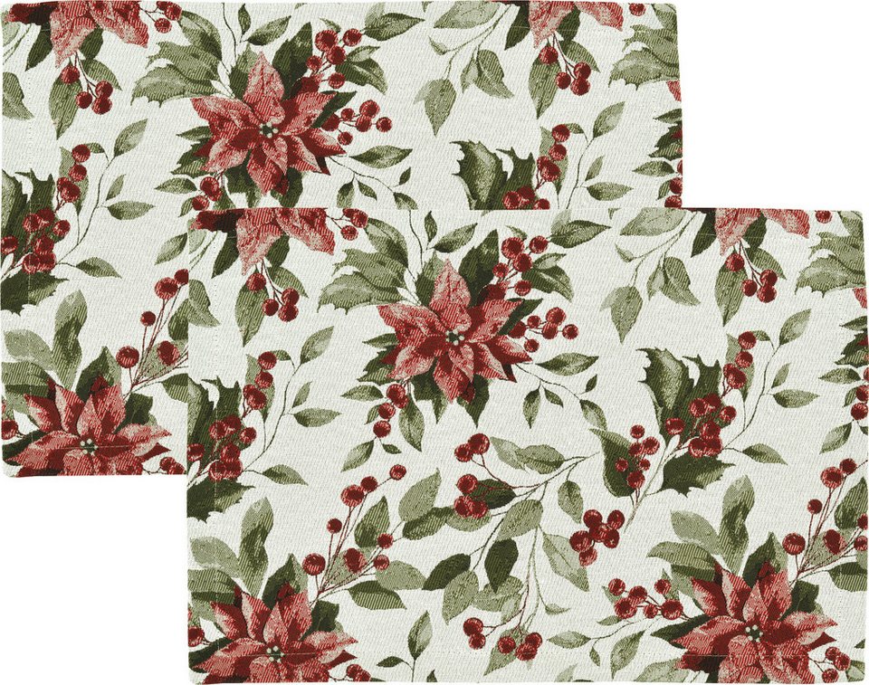 Sander Table Home Platzset Tischset Jolie 2er Pack 2 St Blumen
