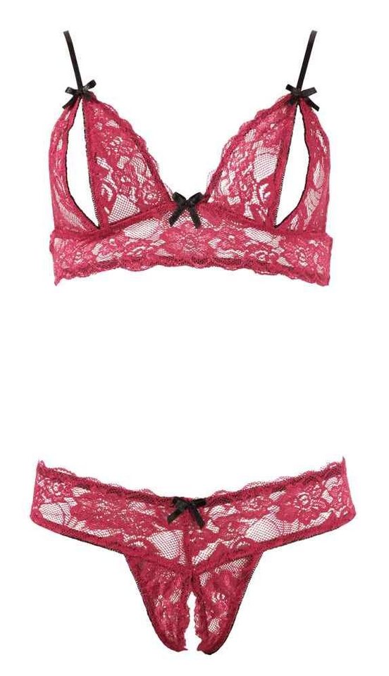 Cottelli Collection Set Ouvert Bh Bh Set S L 2 Tlg Bh Und String