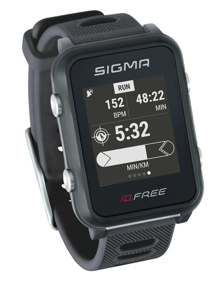 SIGMA Sportuhr Multifunktional iD.FREE Crash Sensor GPS Navigation ...