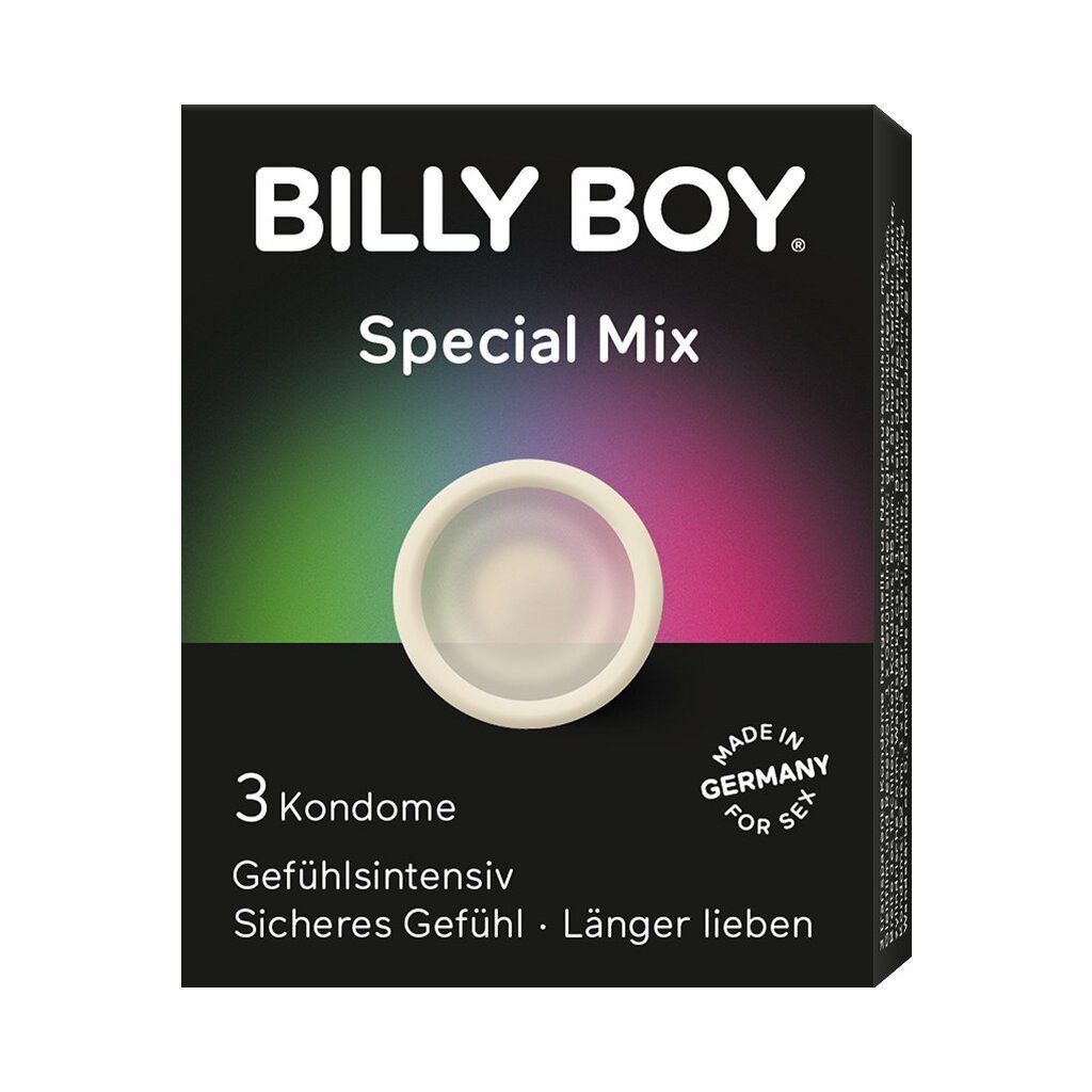 Billy Boy Kondome Special Mix Packung mit, 3 St., verschiedene Kondome im Sortiment, BILLY BOY ...