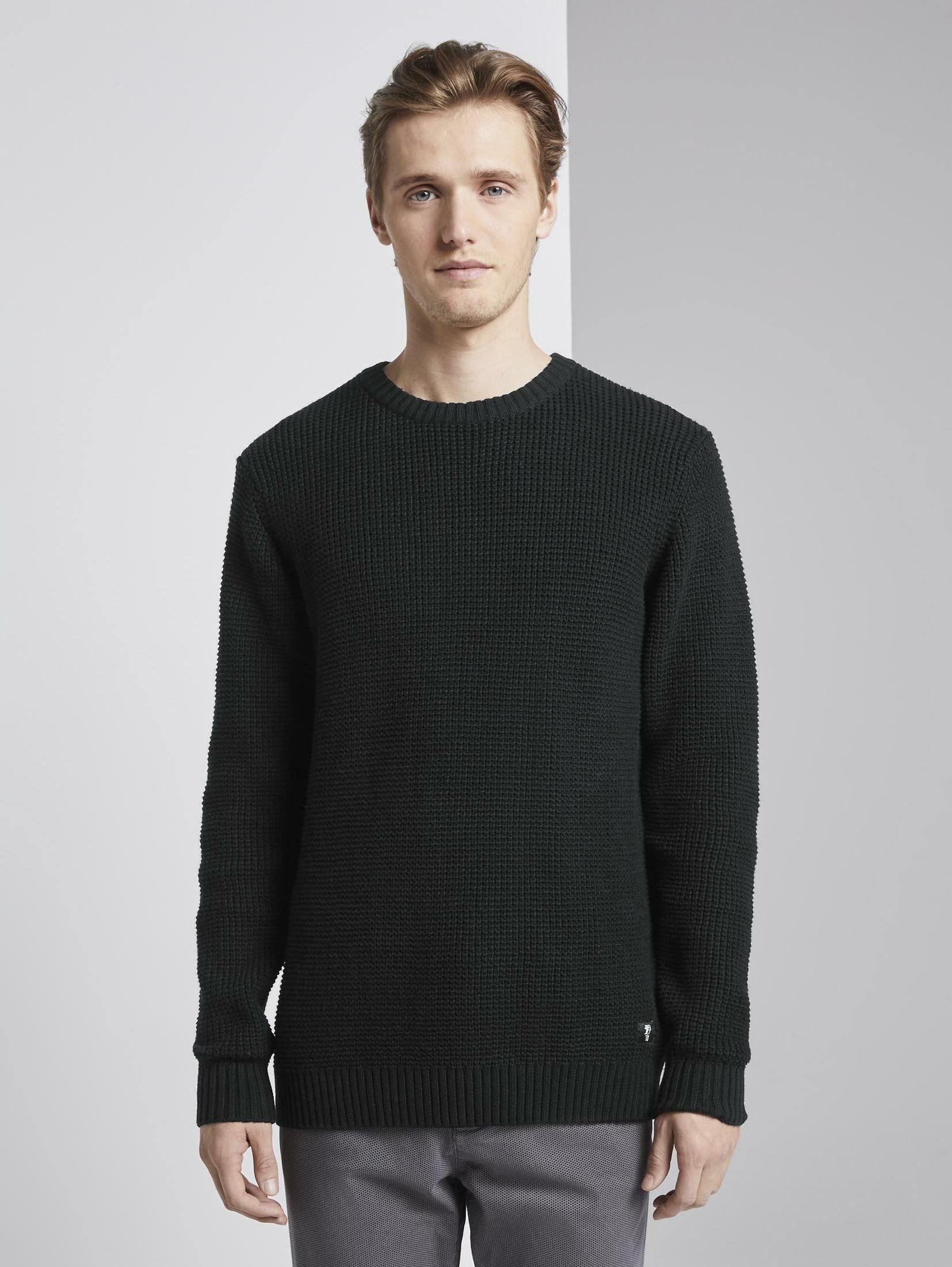 Tom Tailor Denim Strickpullover Strukturierter Pullover Online Kaufen