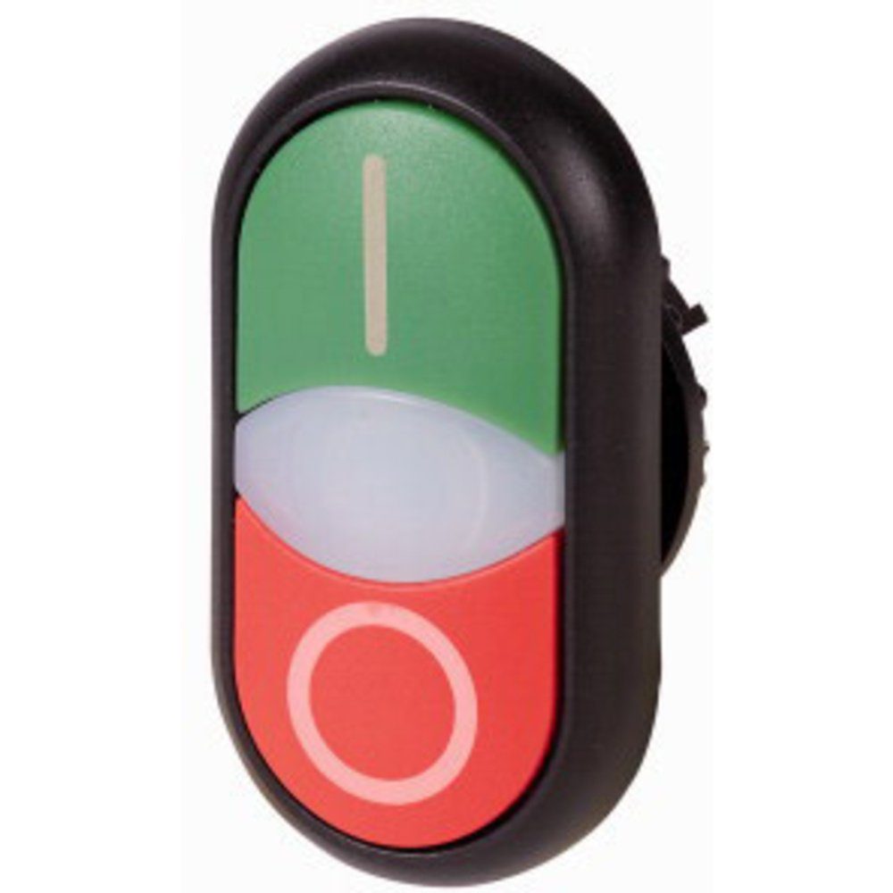 EATON Schalter Eaton 216701 M22S-DDL-GR-X1/X0 Doppeldrucktaster Frontring Kunststoff (M22S-DDL ...