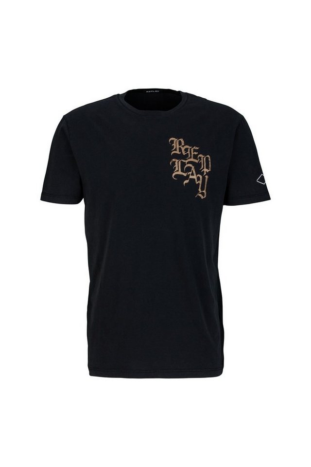 Replay T Shirt T Shirt Mit Backprint Aus Reiner Baumwolle Online