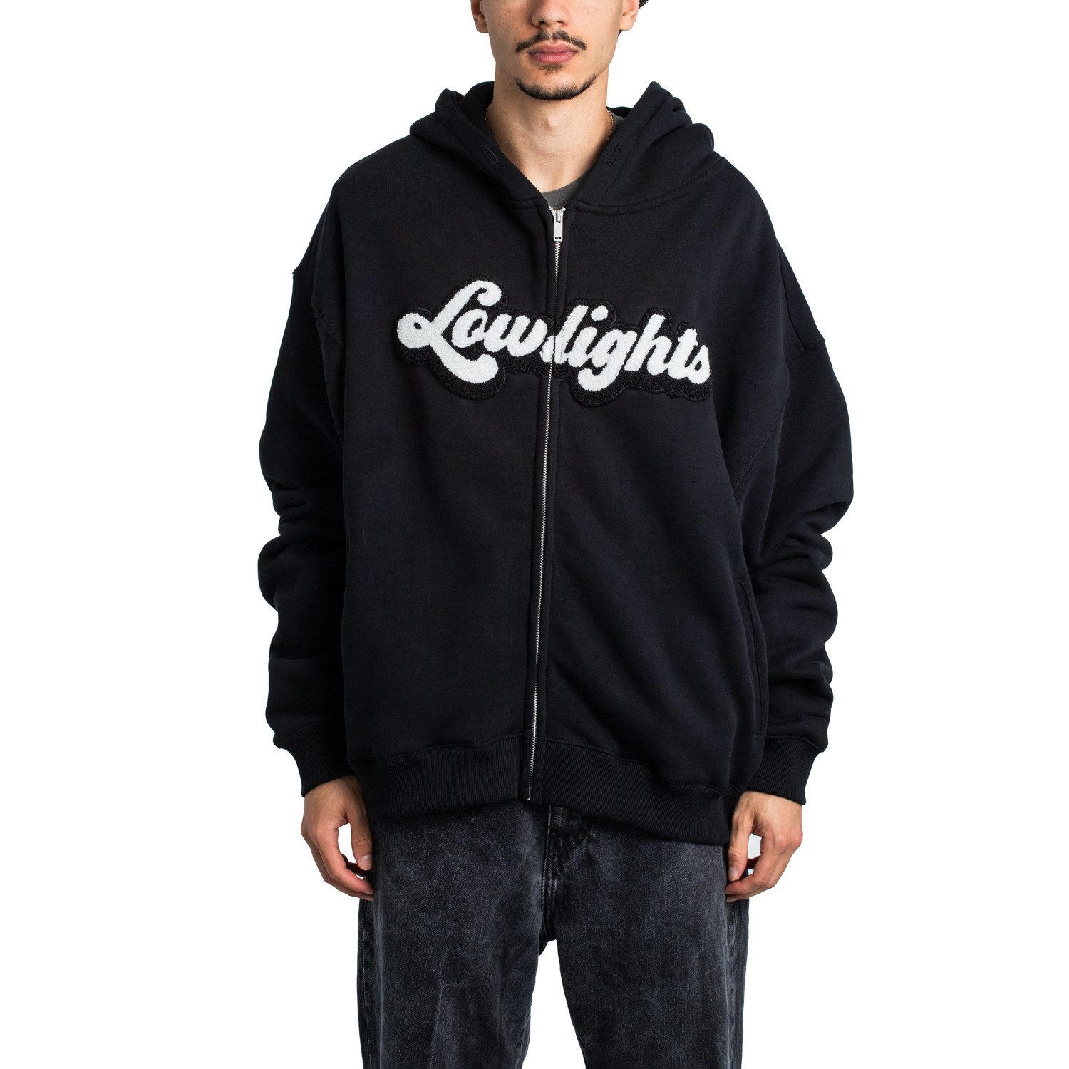 Low Lights Studios Kapuzenpullover Low Light Studios Trendy Full Zip Hoodie