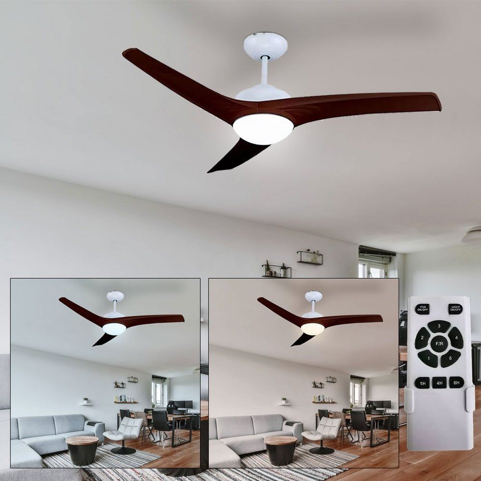 Etc Shop Deckenventilator Deckenventilator Deckenleuchte Wohnzimmer