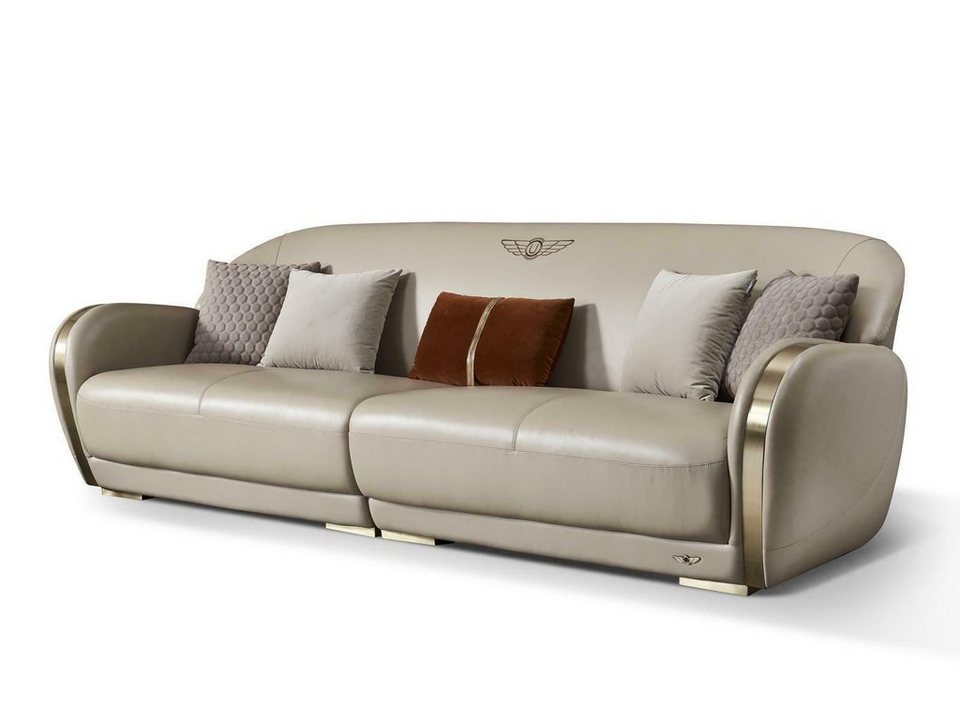 Jvmoebel Sofa Sofagarnitur Couch Polster Sofa Set 32 Leder Couchen
