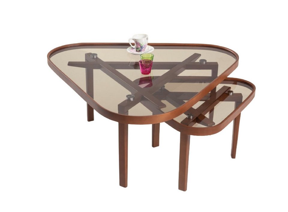 Jvmoebel Couchtisch Robuster Couchtisch Set Designer Dreieckige