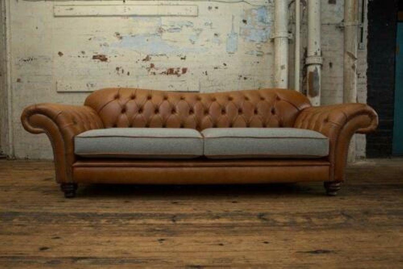 Jvmoebel 3 Sitzer Chesterfield Sofa Design Luxus Polster Couch