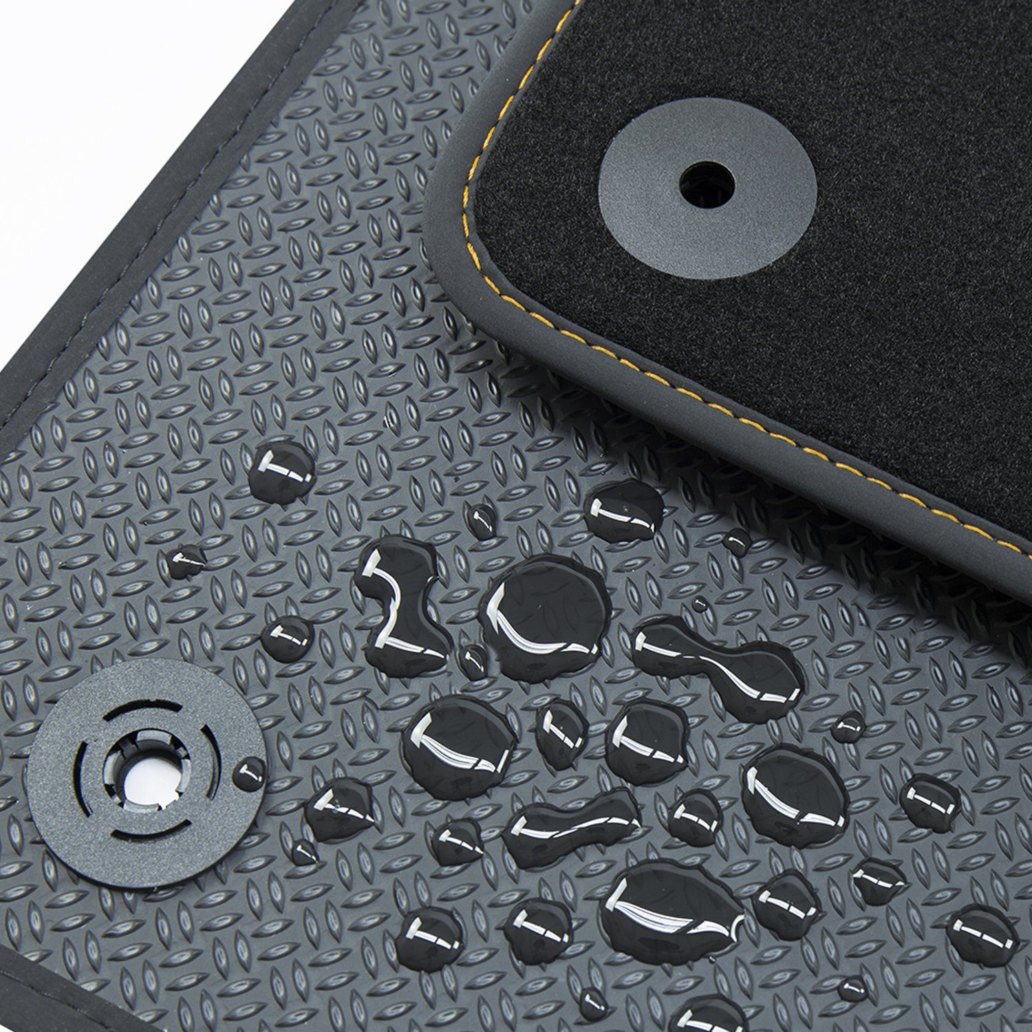 tuning-art Auto-Fußmatten BWX1032 Automatten Set passgenau für Opel Mokka Mokka X 2012-2019