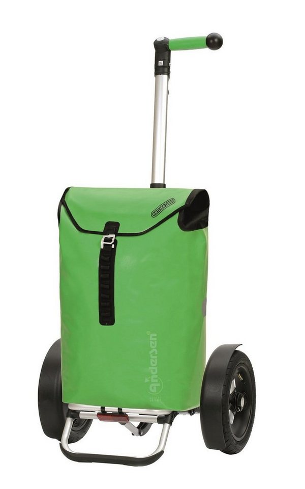 Andersen Einkaufstrolley Tura Shopper Mit Tasche Ortlieb In Grün Grau