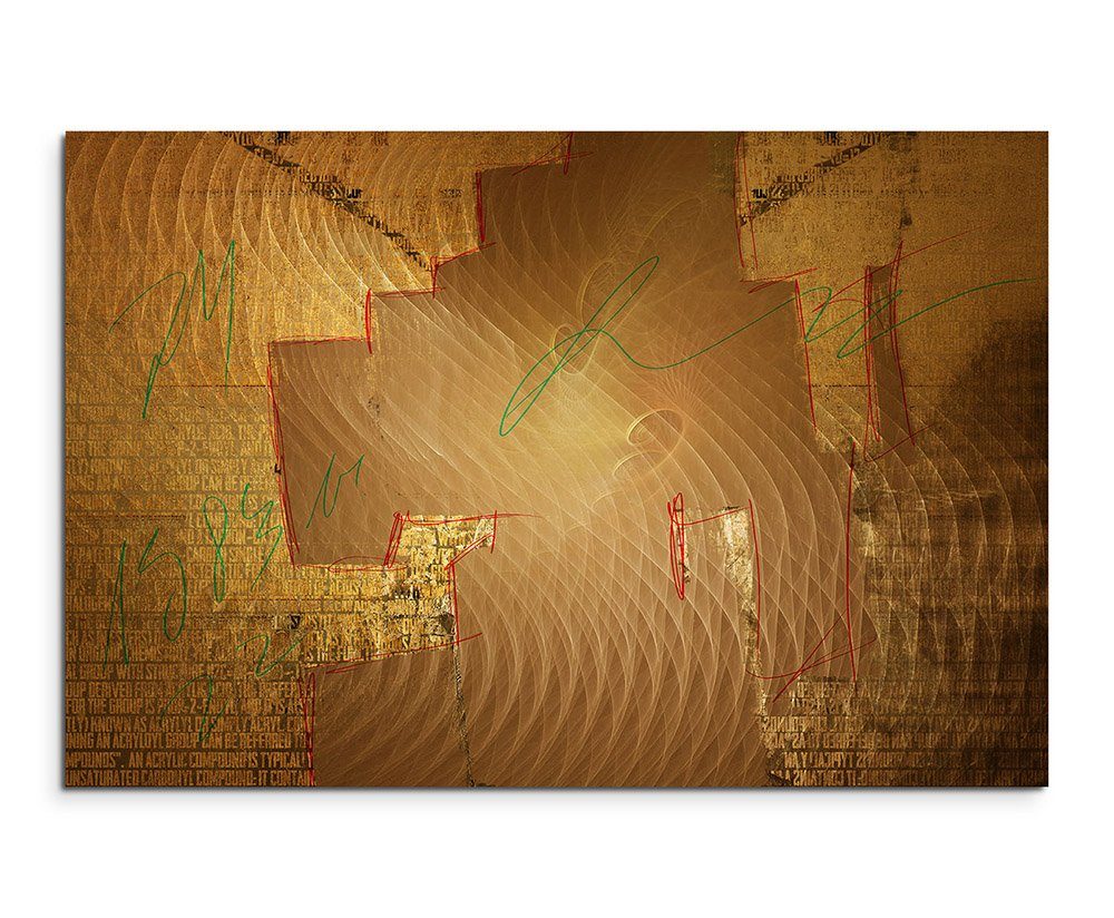 Sinus Art Leinwandbild Abstrakt 1271 120x80cm