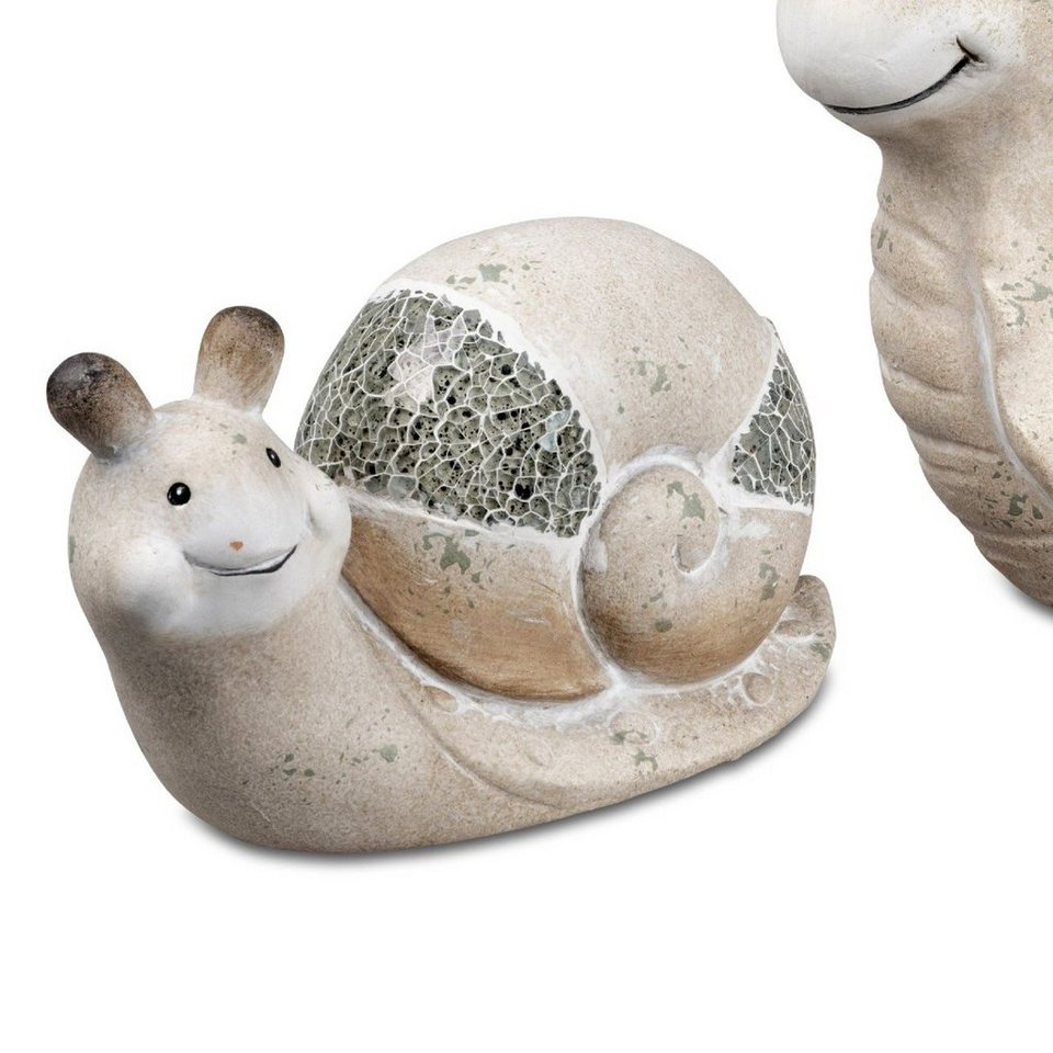 Formano Dekofigur Mosaik Grau L23cm H14cm Keramik