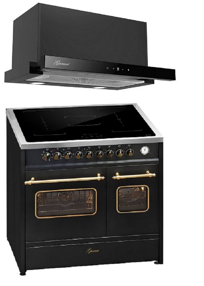 Gurari Induktions Standherd E 913 Df Ru Blch 3003c Retro Elektro
