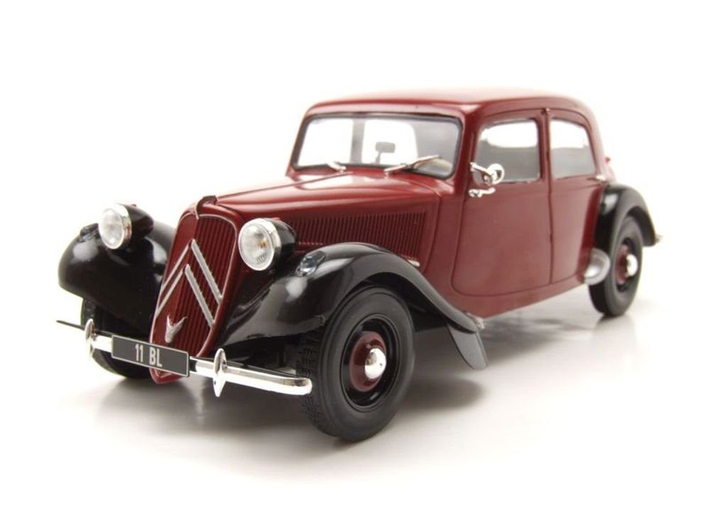 Whitebox Modellauto Citroen Traction Avant 11BL 1952 dunkelrot schwarz, Maßstab 1:24