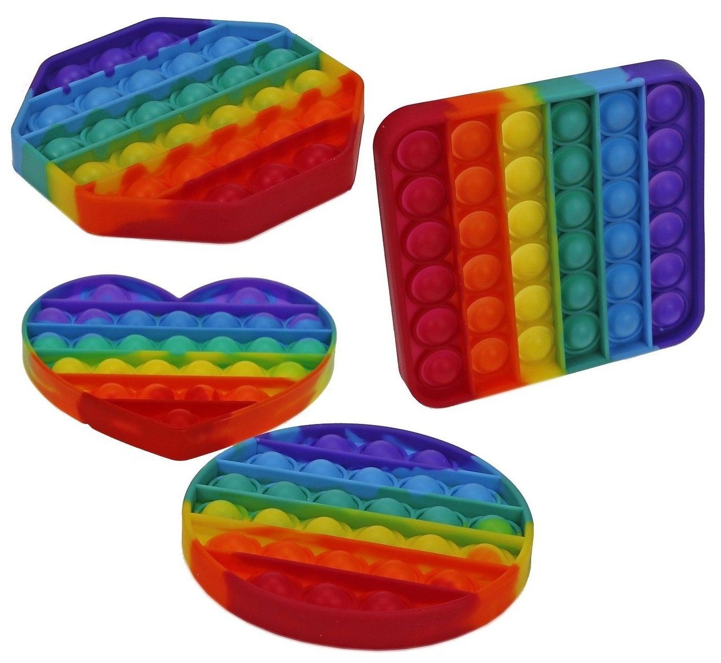 Fun Trading Fidget-Gadget Pop & Fly! - RAINBOW - Pop Fidget Anti-Stress ...