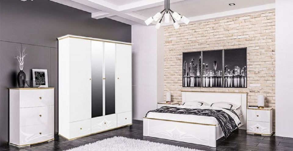 Feldmann Wohnen Schlafzimmer Set Liberti Set 4 St 1 Kleiderschrank