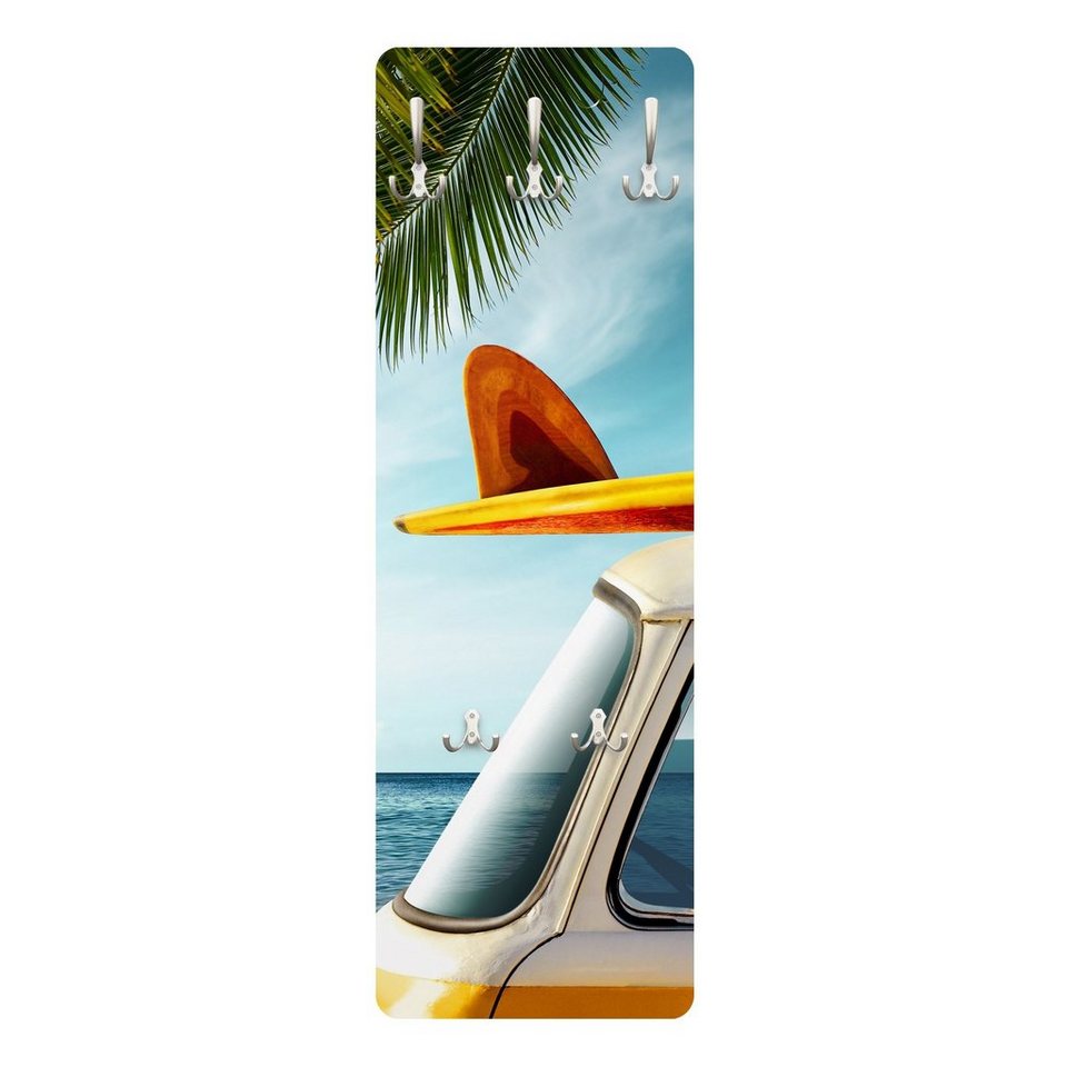 Bilderdepot24 Garderobenpaneel Design Botanik Tropisch Illustration