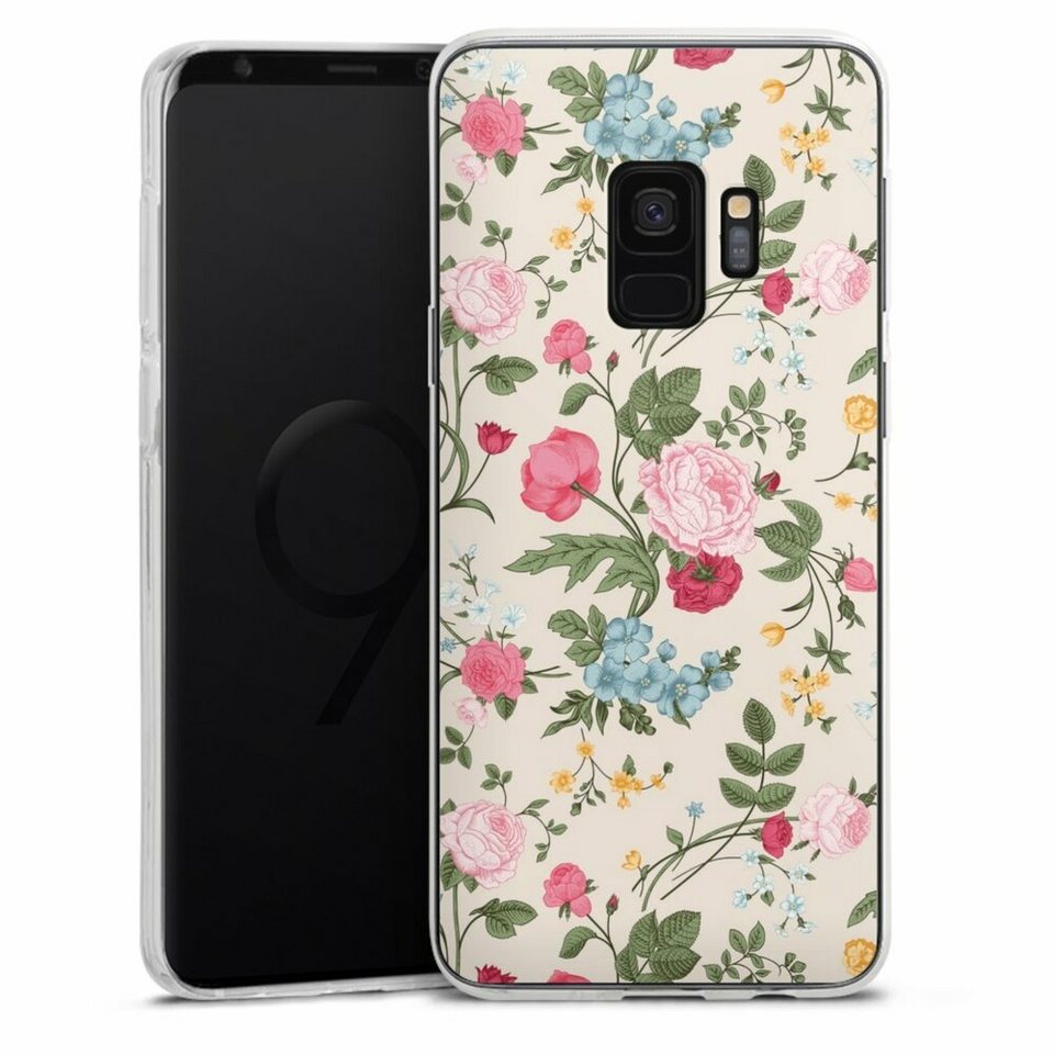 Deindesign Handyhülle Vintage Ornamente Blumen Vintage Beauty Samsung
