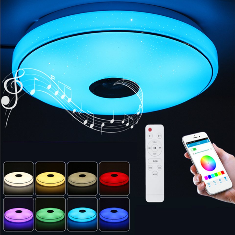 Ecsee Deckenleuchte 40 Cm Rgb Vollfarbdimmung Smart Led Deckenlampe