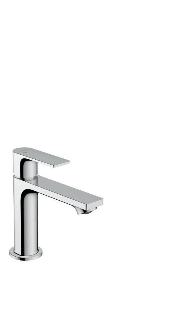 hansgrohe Badarmatur HG Einhebel-Waschtischmischer Rebris E 110 CollStart mit Metall Zugstange chrom