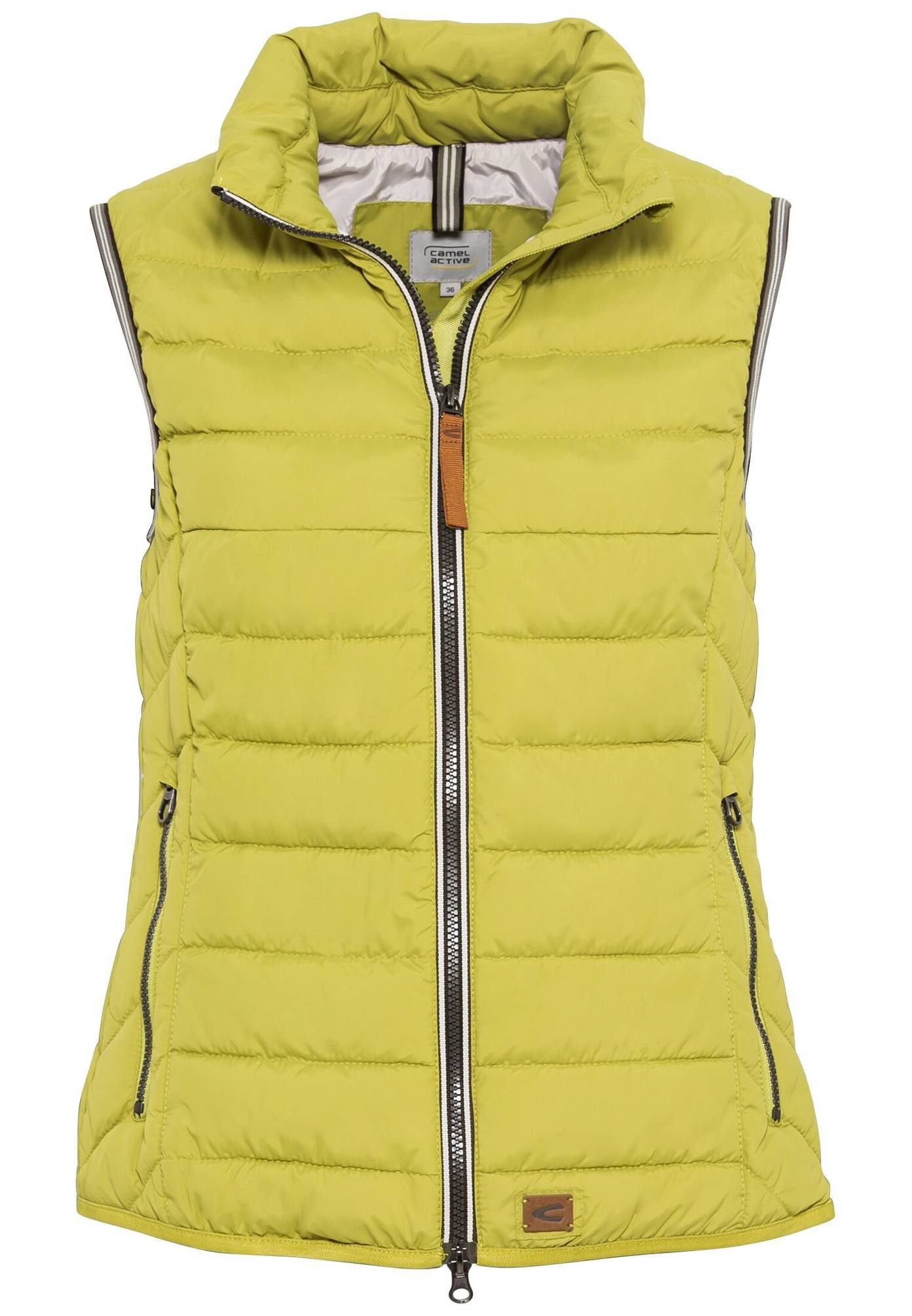 Camel Active Steppweste Aus Recyceltem Polyester Mit Stehkragen