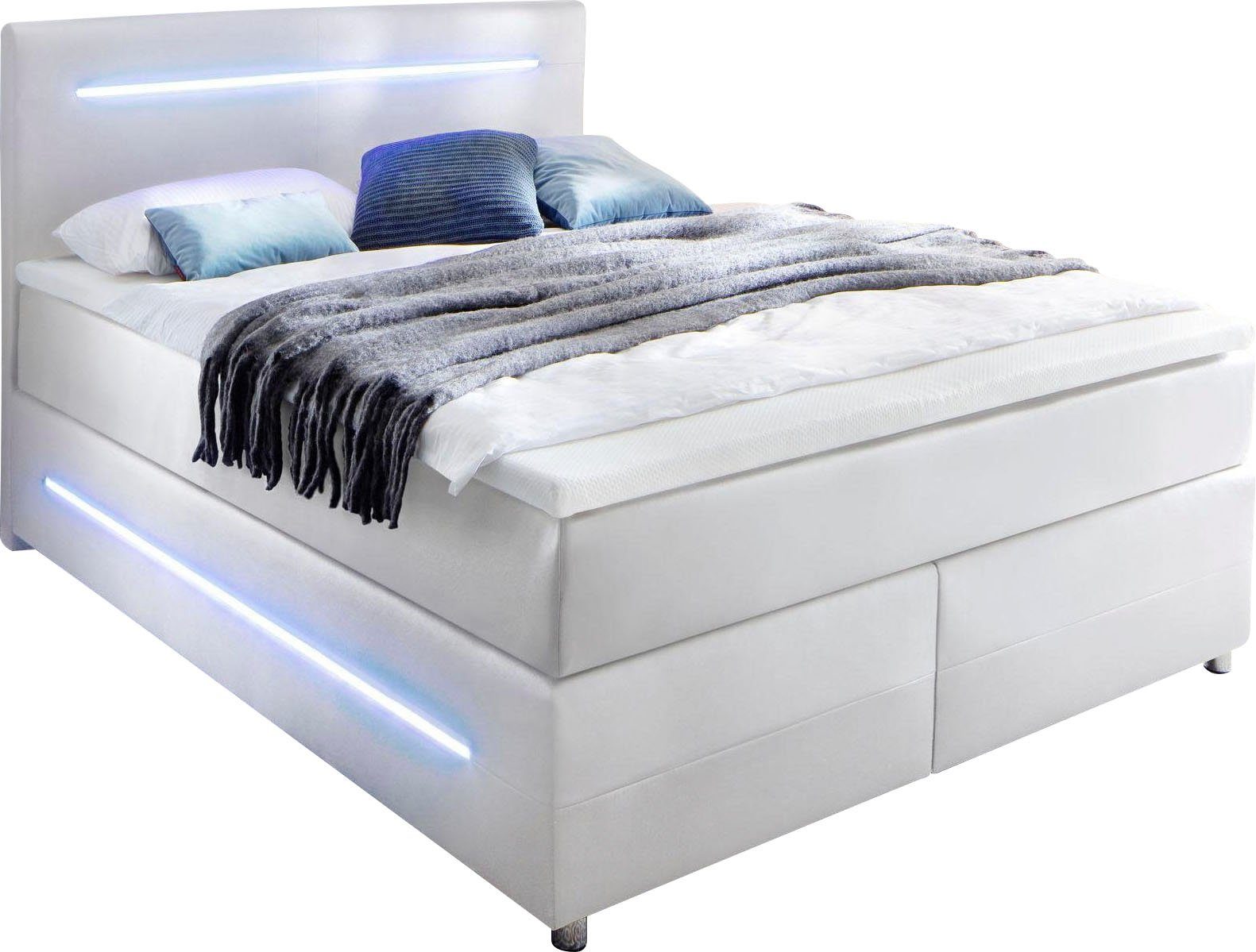 Boxspringbetten mit LED kaufen » LED Boxspringbetten | OTTO