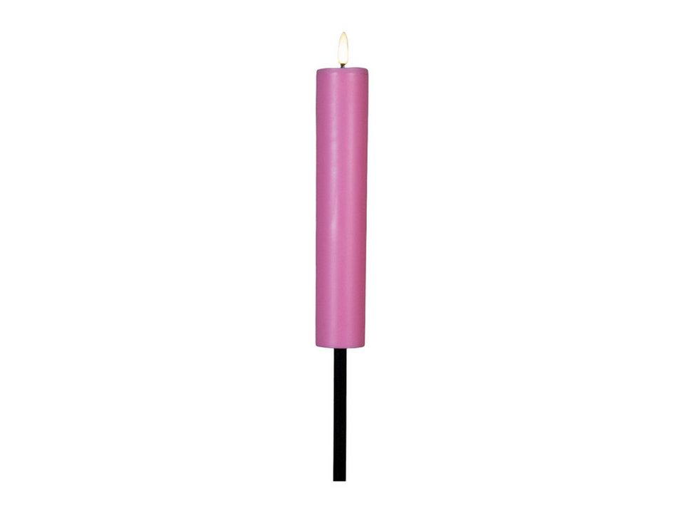 Coen Bakker Deco Bv Led Gartenfackel Led Warmweiß Solar Pink 3d