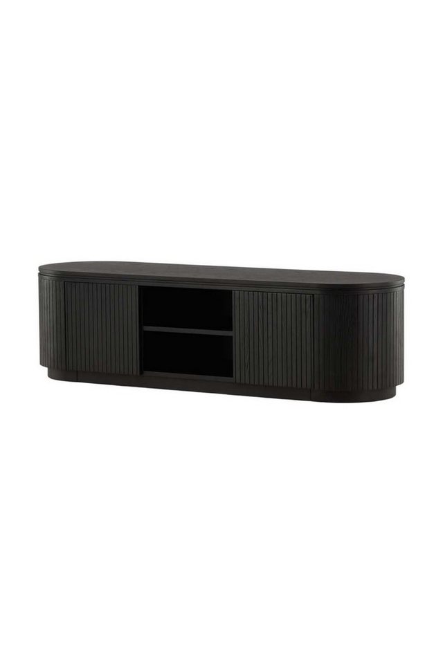 Ebuy24 Sideboard Fjällbackal Sideboard 2 Türen 1 Ablage Schwarz