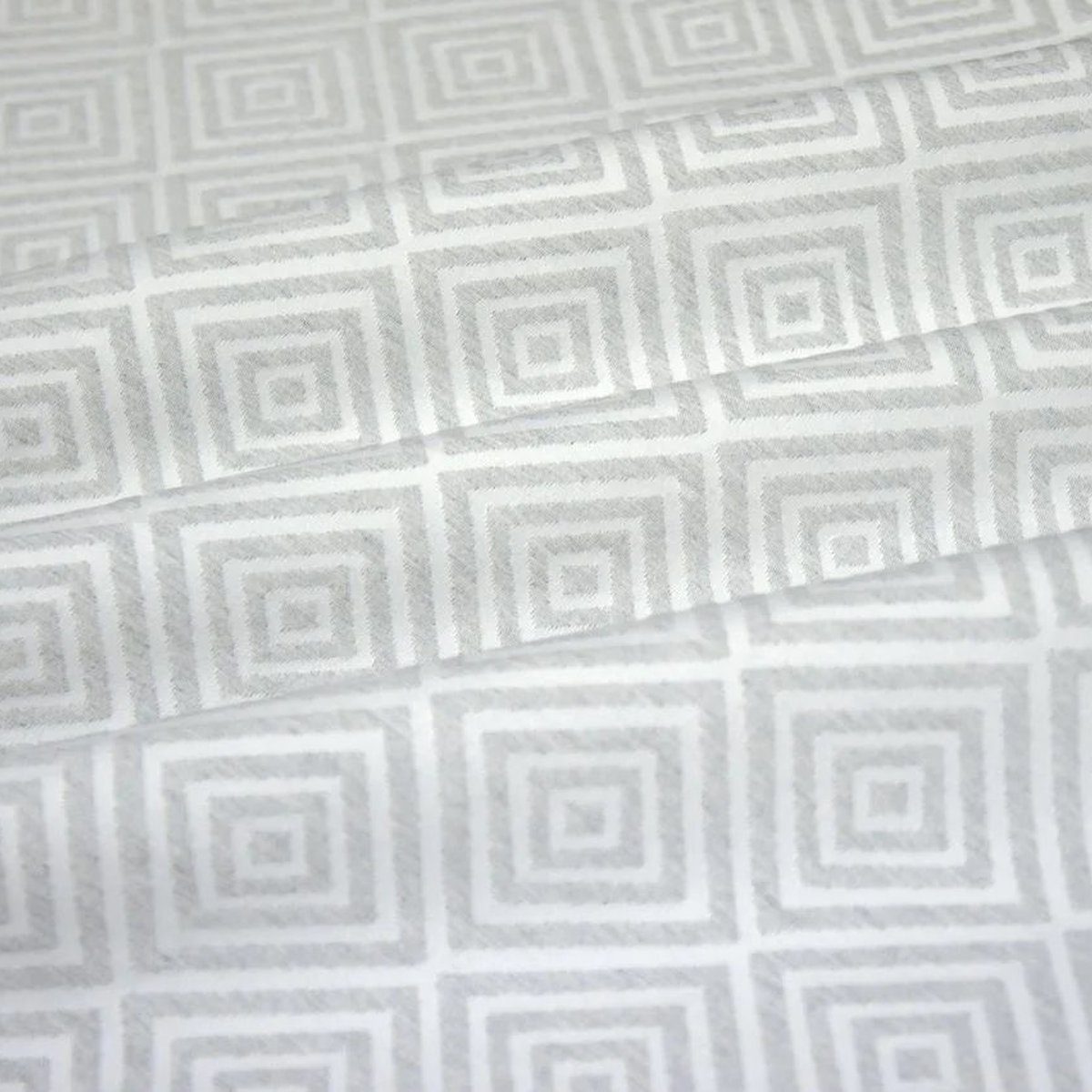 Stofferia Stoff Dekostoff Rauten Night Blanco, Breite 280 cm, Meterware