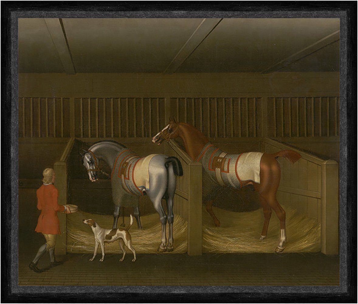 Kunstdruck The Stables and Two Famous Running Horses James Seymour Pferde Duke Fa, (1 St)