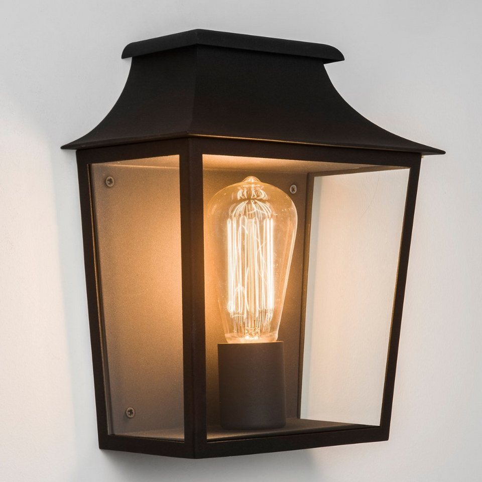 Click Licht Deckenleuchte Wandleuchte Richmond In Schwarz Matt E27 Ip44