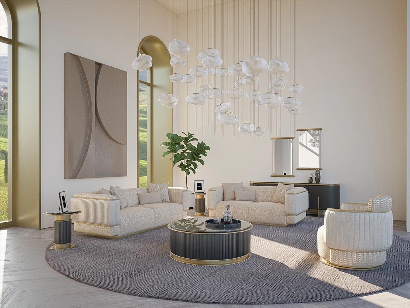Jvmoebel Wohnzimmer Set Sofa Komplett 3 Tlg Wohnzimmer Design