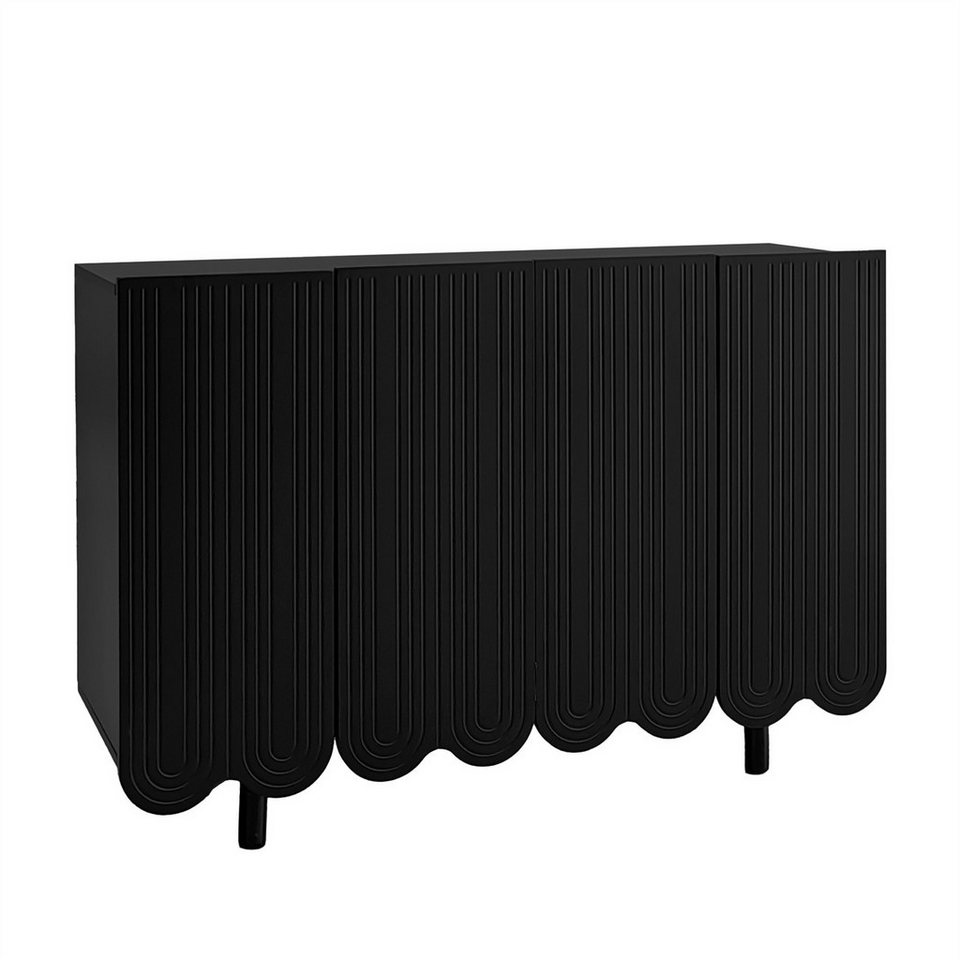 Autolock Kommode Sideboardtropfenförmigmit Geformten Türen