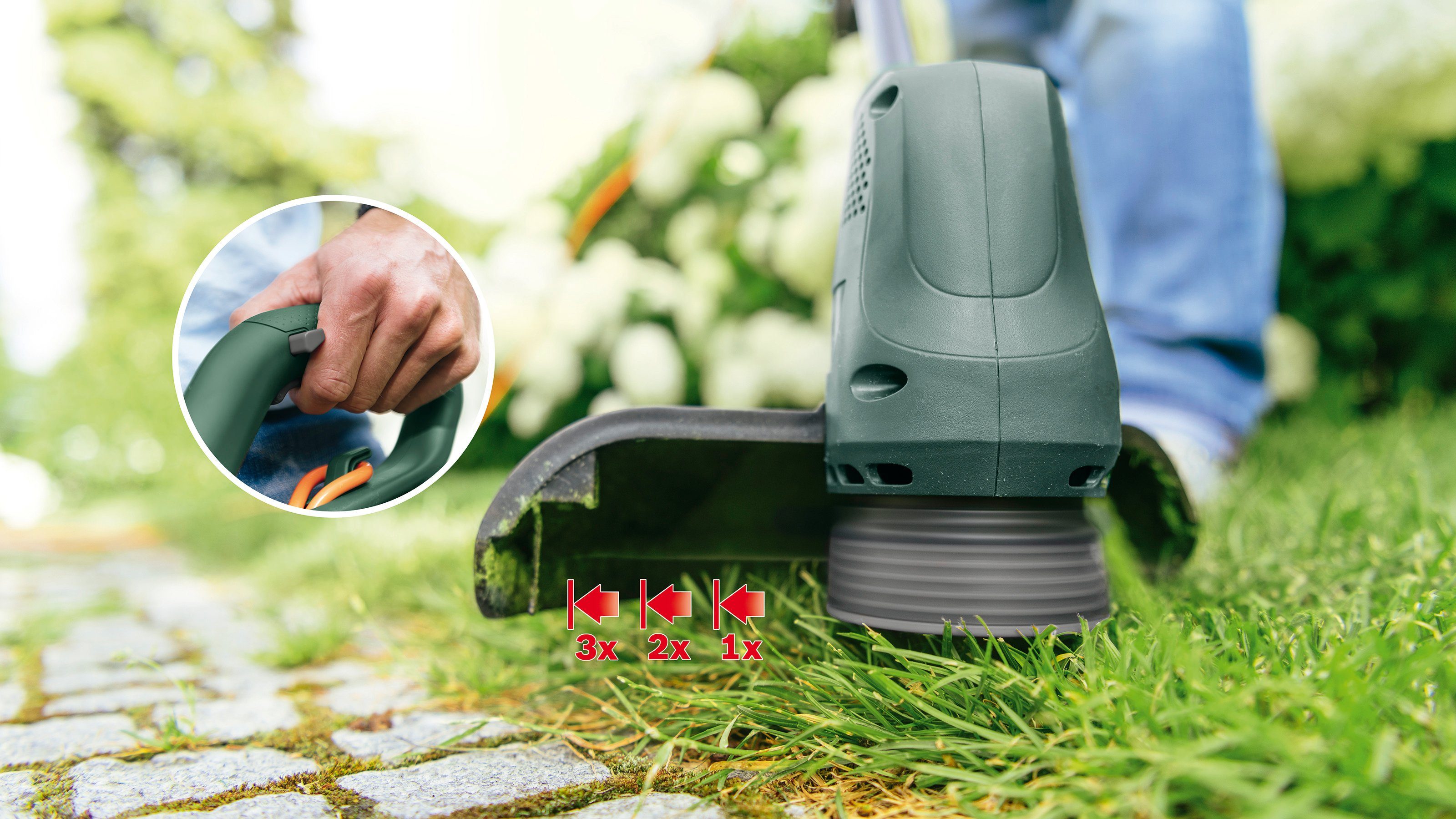 BOSCH Elektro-Rasentrimmer »EasyGrassCut 23«, 23 cm Arbeitsbreite Faden ...