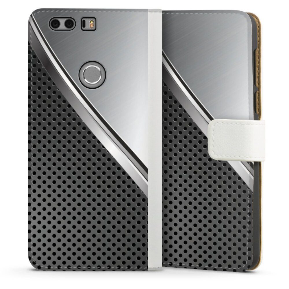 Deindesign Handyhülle Carbon Stahl Metall Duo Metal Surface Huawei