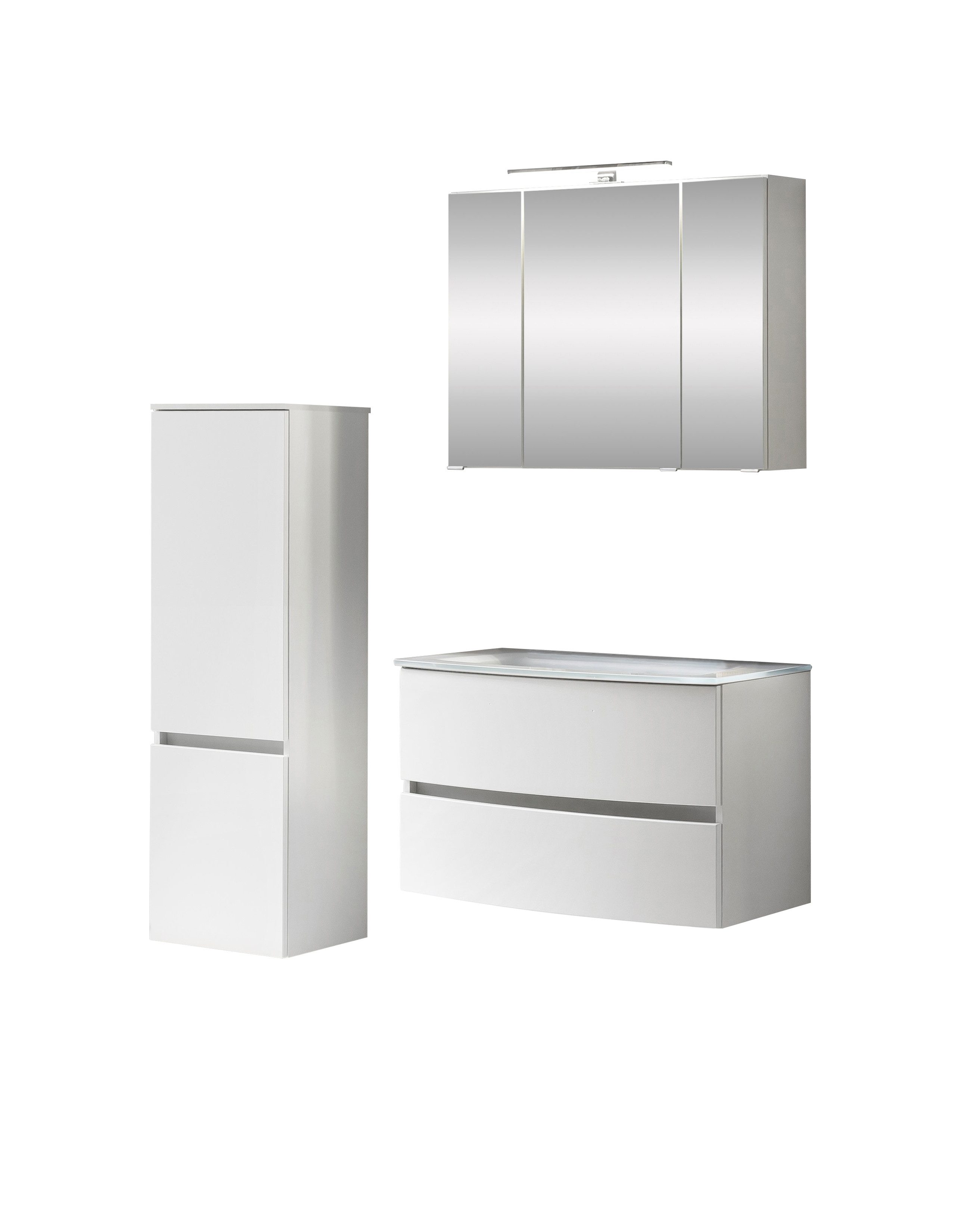 Möbelando Badezimmer Set 80 X 200 X 49 Cm Bht