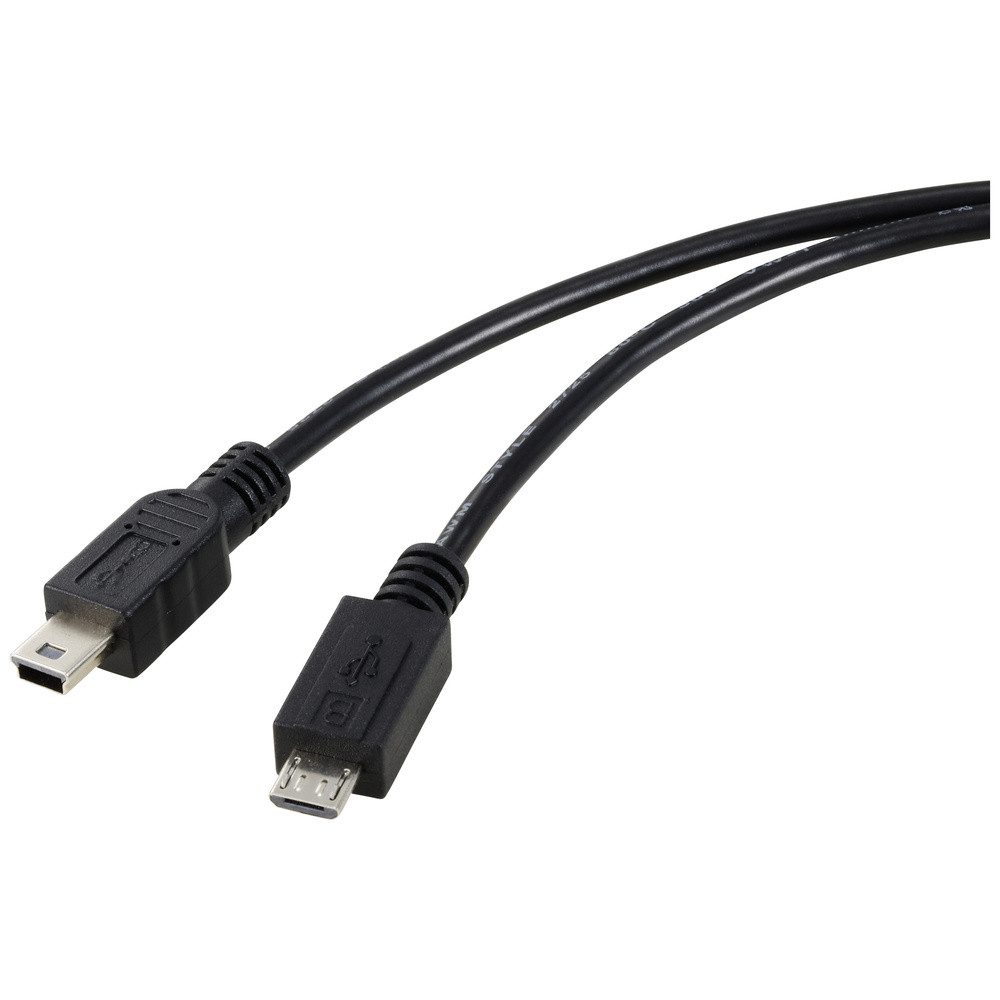 Renkforce Renkforce USB-Kabel USB 2.0 USB-Micro-B Stecker, USB-Mini-B ...