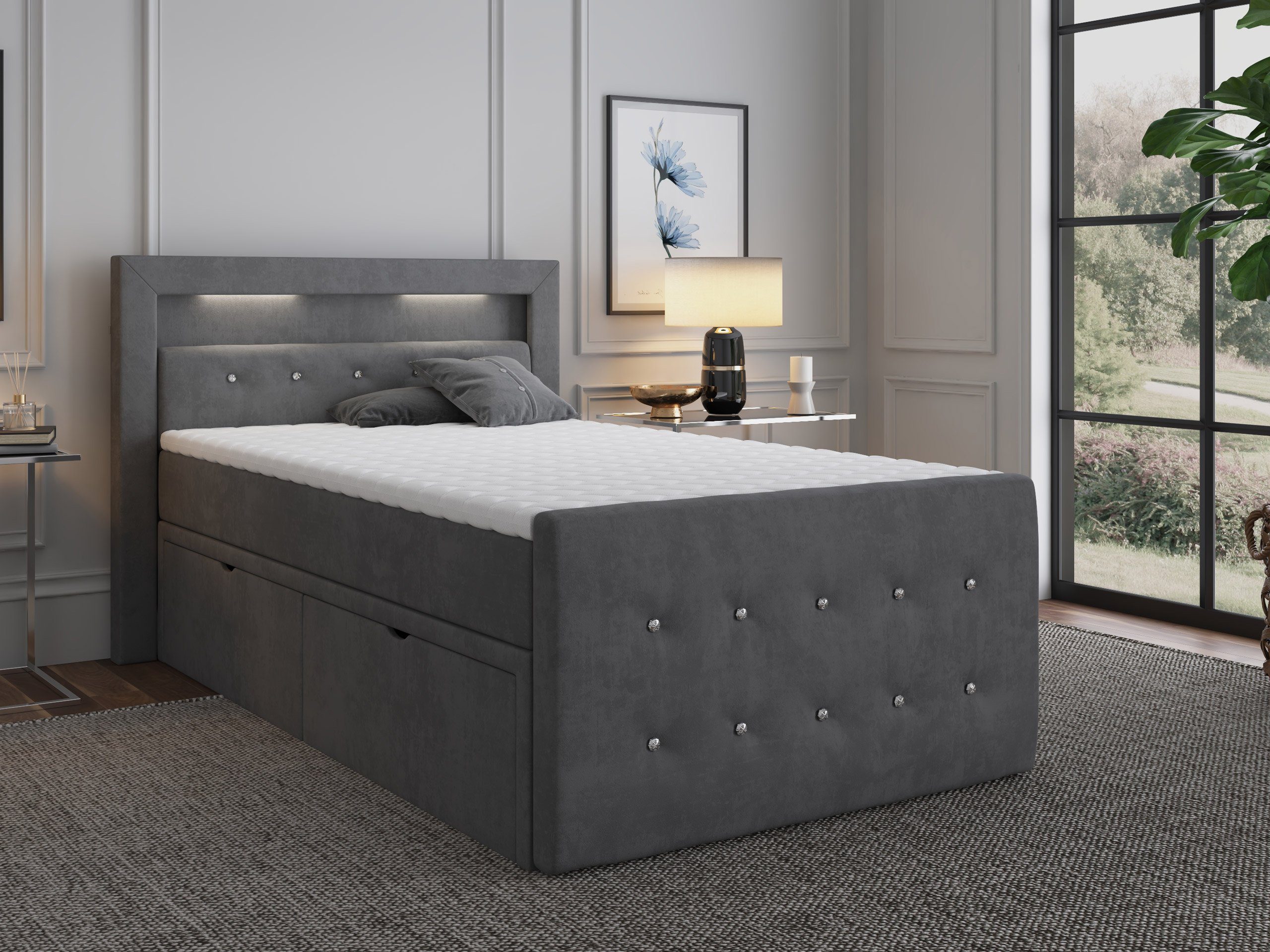 Boxspringbetten 120x200 mit Schubladen online kaufen | OTTO