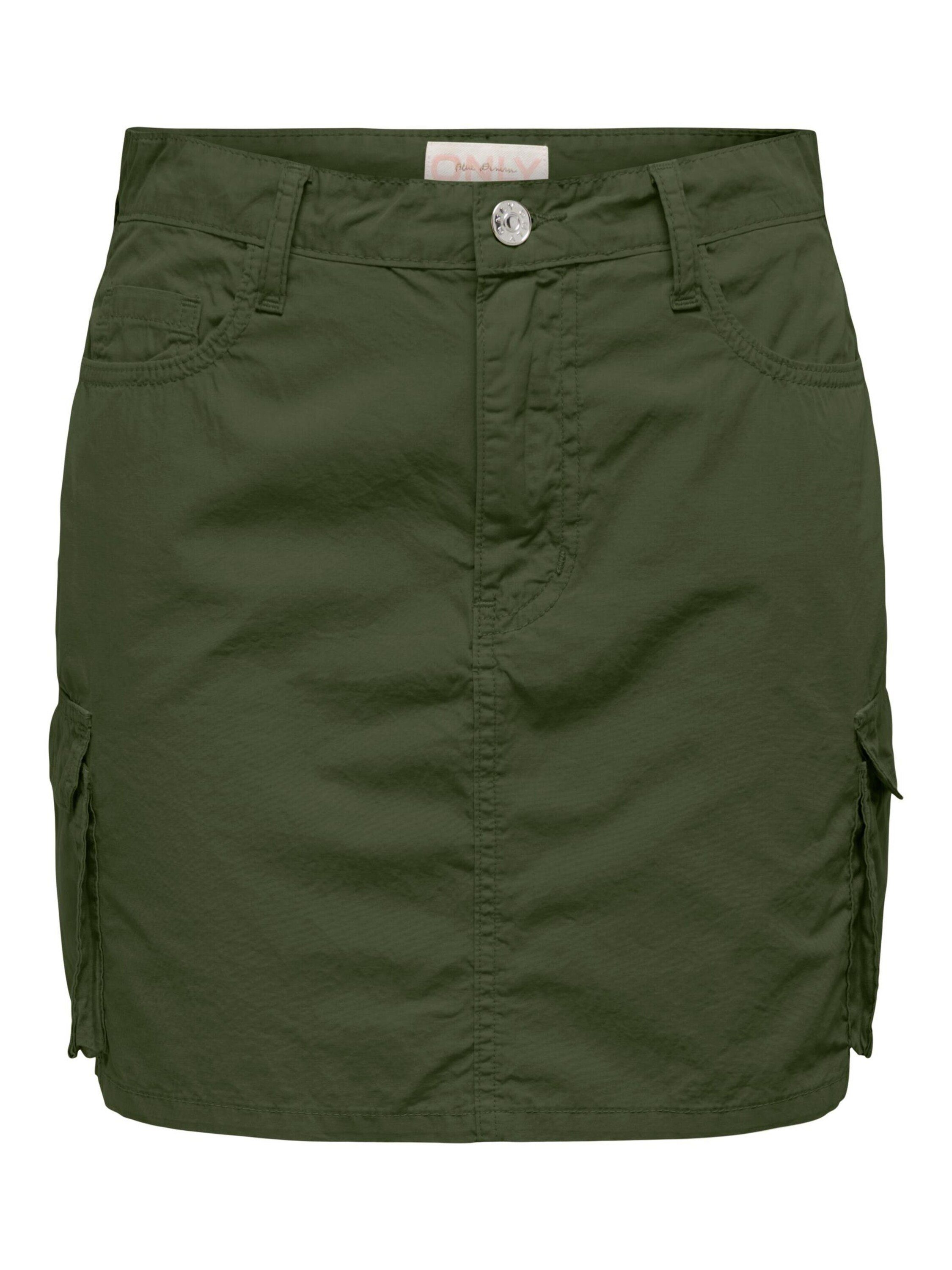 ᐅ ONLY Minirock Nika (1-tlg) Plain/ohne Details, Seitliche Eingrifftaschen | OTTO