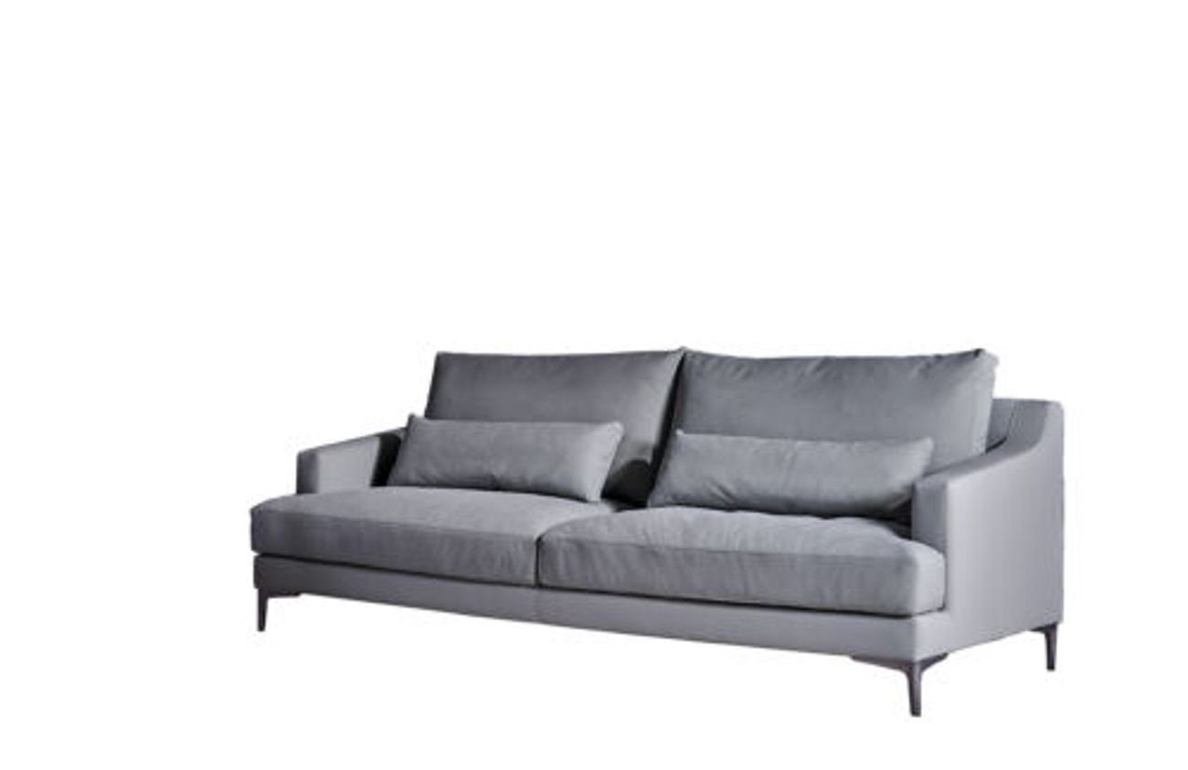 Jvmoebel 3 Sitzer Grauer Italienische Designer Möbel Hochwertige