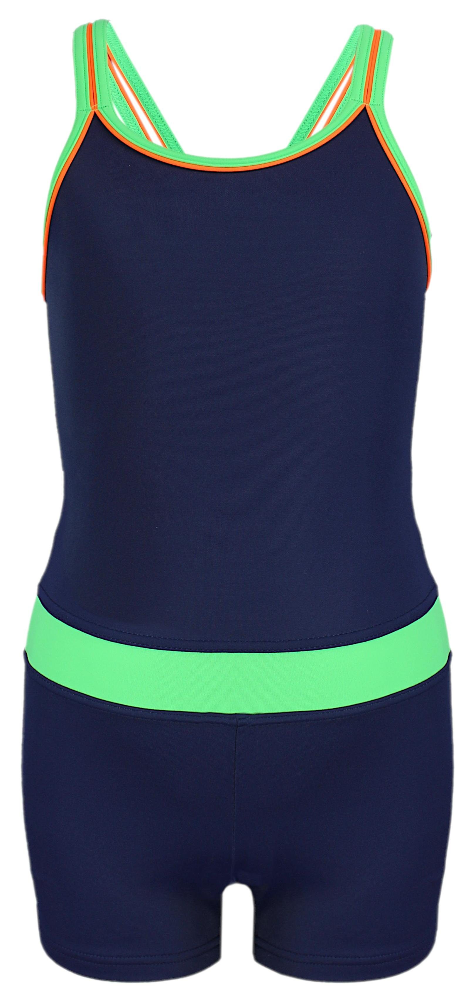 Aquarti Badeanzug Aquarti Mädchen Badeanzug mit Bein Racerback