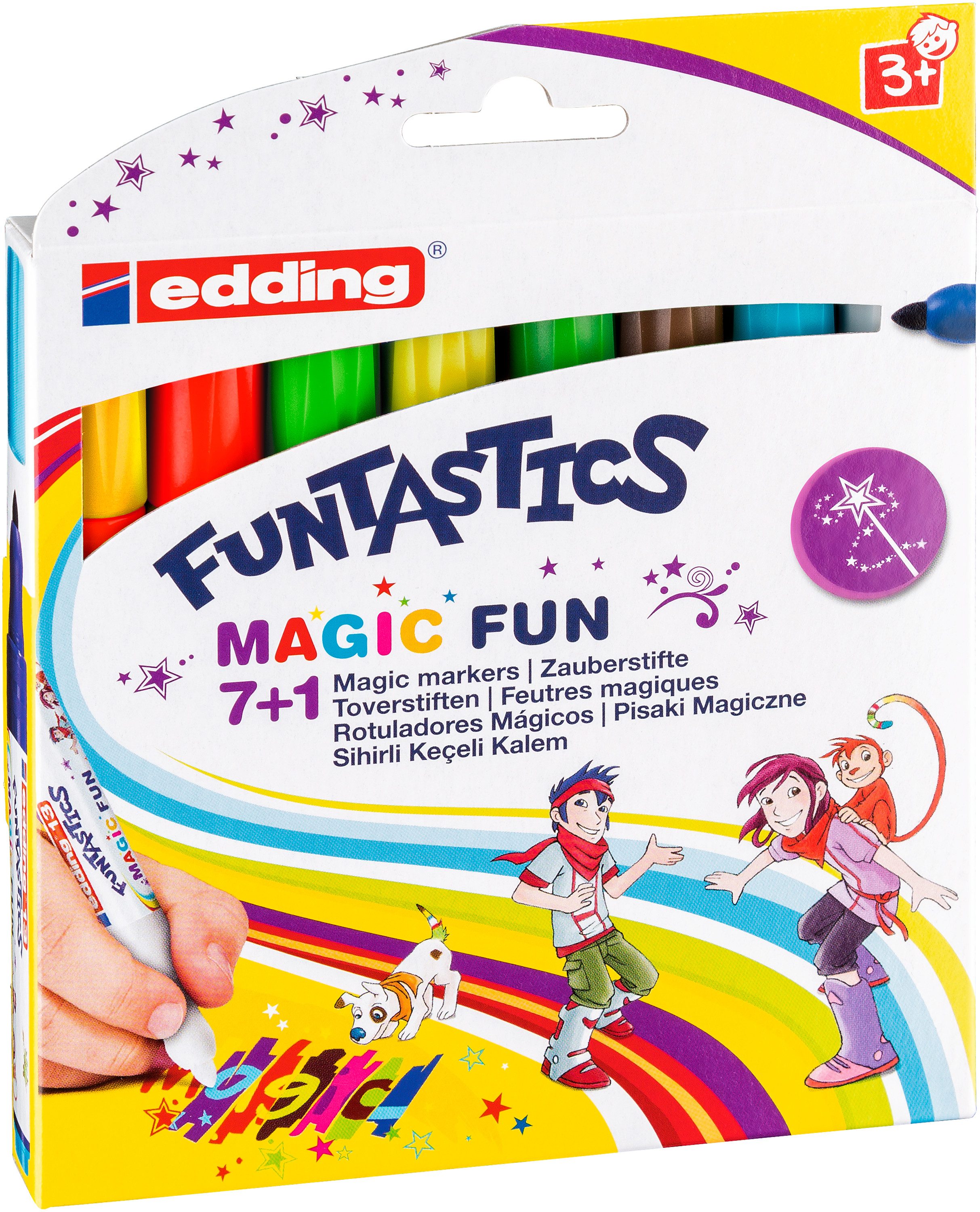 edding Faserstift Funtastic Magic fun, 3 mm, Ideal für die Gestaltung ...