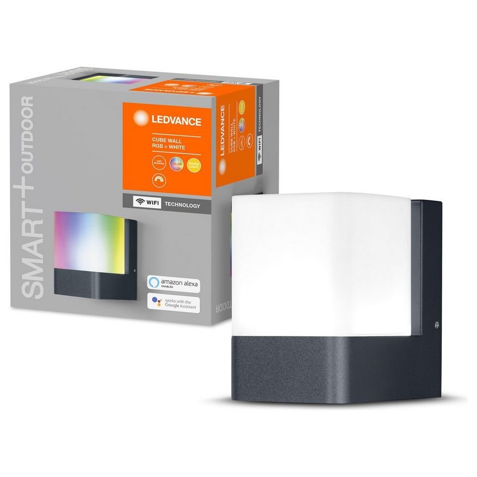 Ledvance Led Außen Wandleuchte Smart Led Wandleuchte In Dunkelgrau