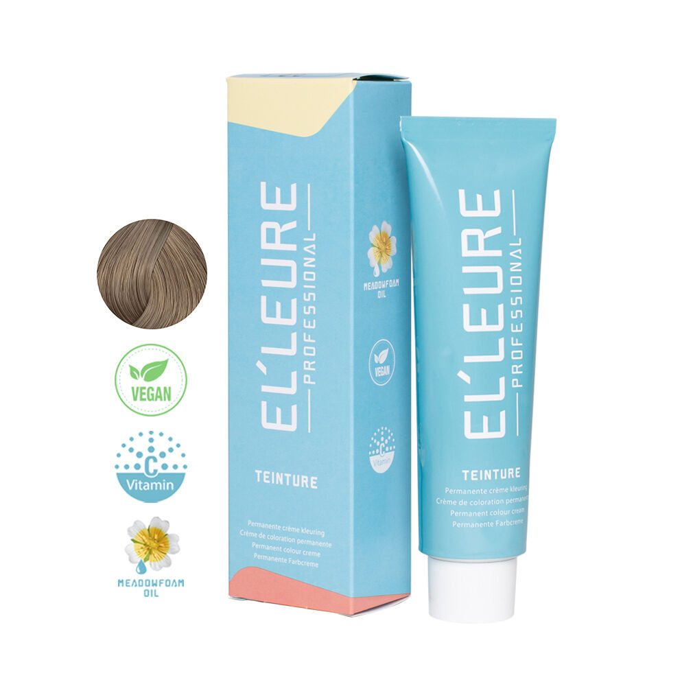 Elleure Haarfarbe Elleure Teinture 8.1 Hell Aschblond 100ml, Tönung ...
