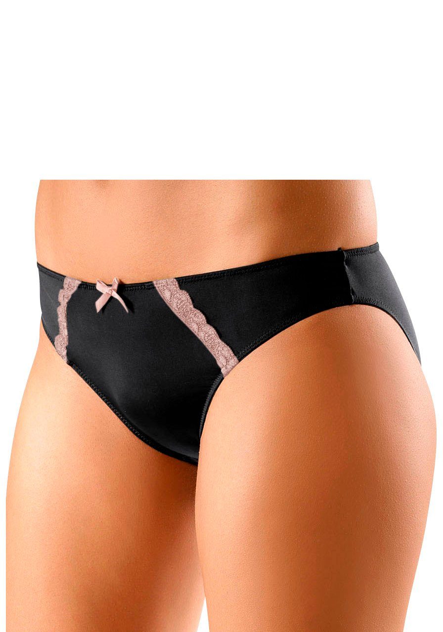 LASCANA Slip mit Spitzendetails, Bequemer Slip von Lascana online ...