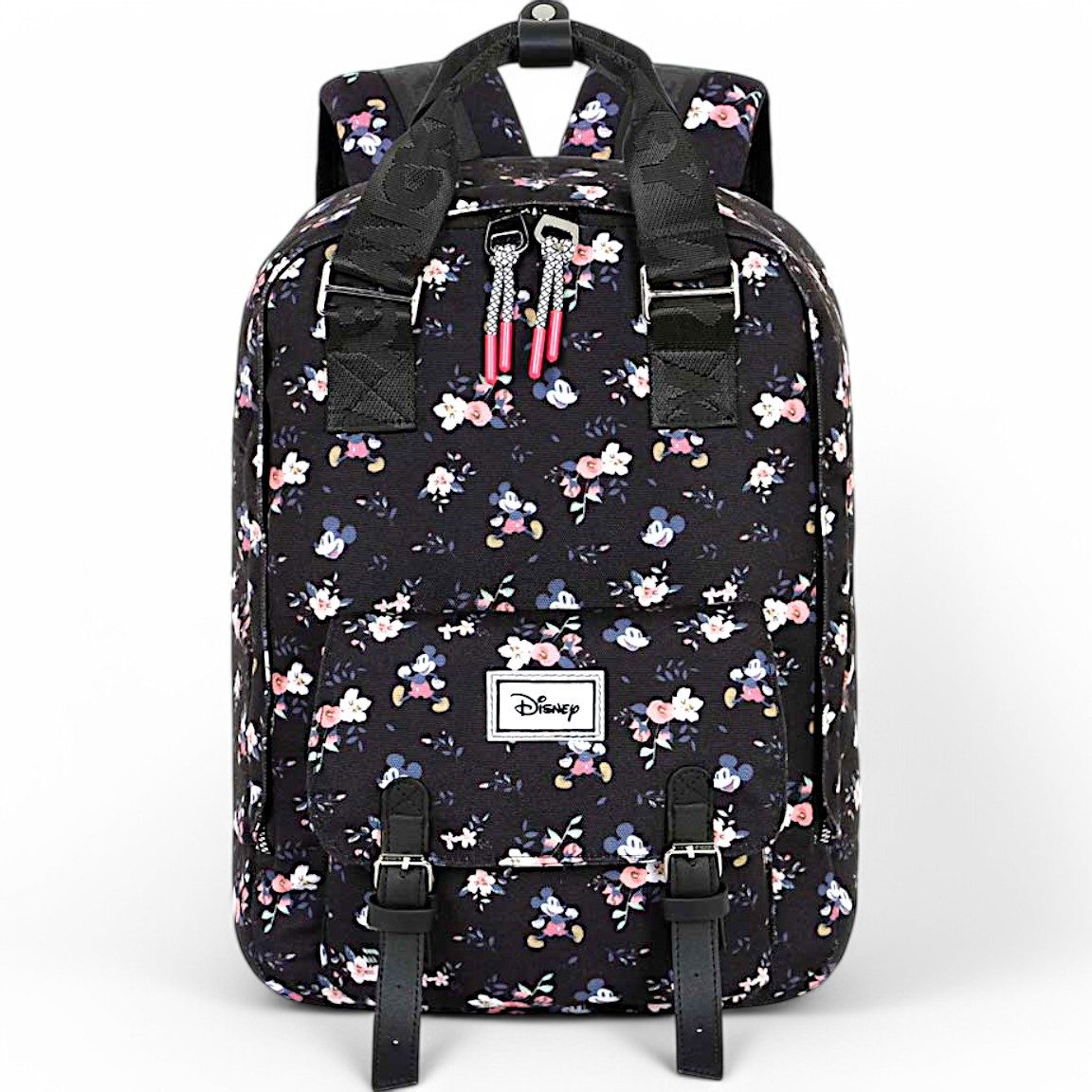 Disney Mickey Mouse Rucksack Mickey Maus, Tagesrucksack - Schulrucksack mit Laptopfach 36 cm