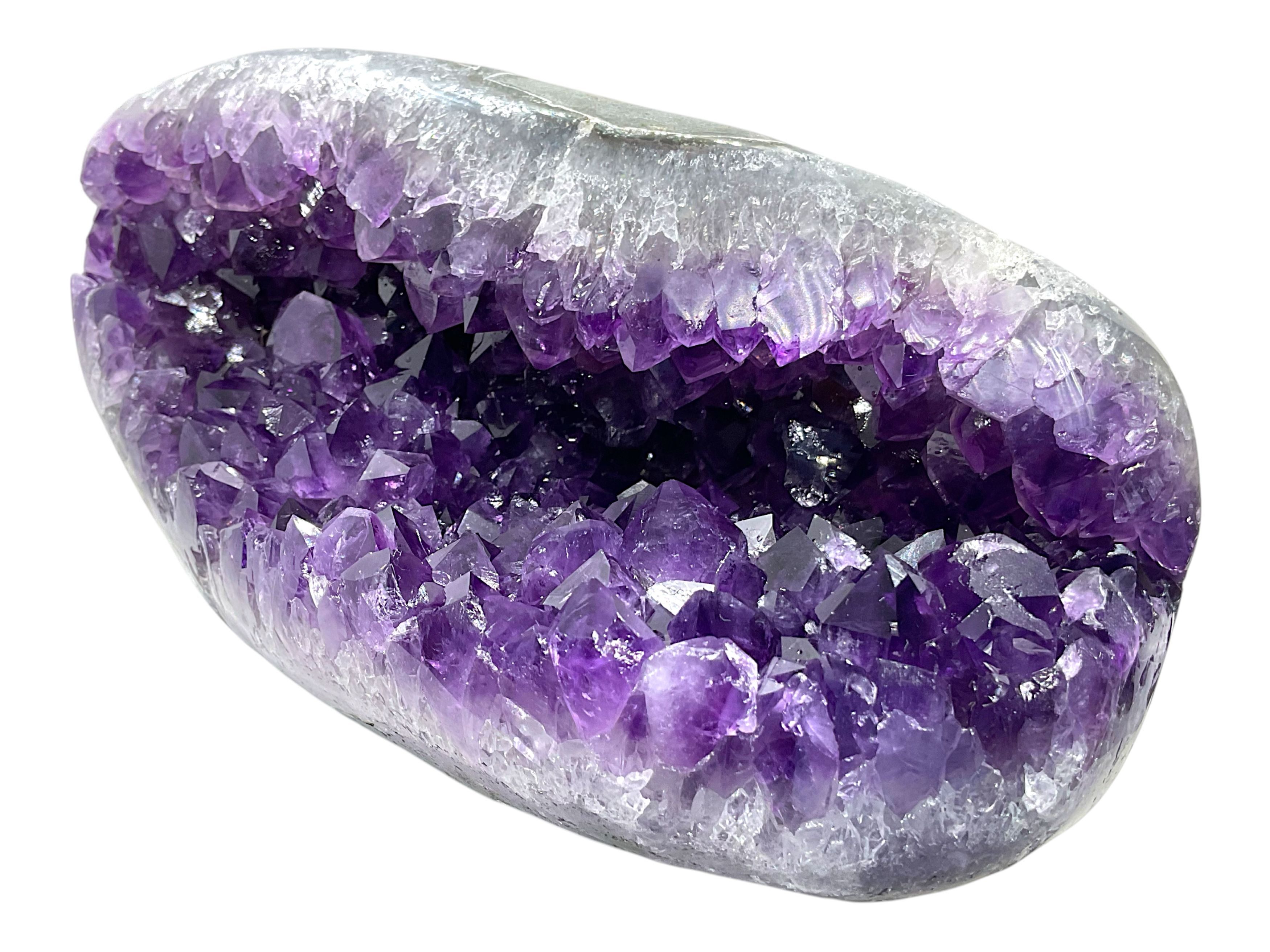 Steinfixx® Edelstein Amethyst Herz I Rohstein Cluster Druse I ...