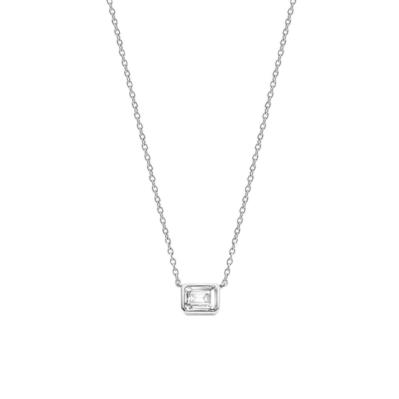 TI SENTO - Milano Collier, Ti Sento Milano Collier mit Zirkonia 3998ZI/42