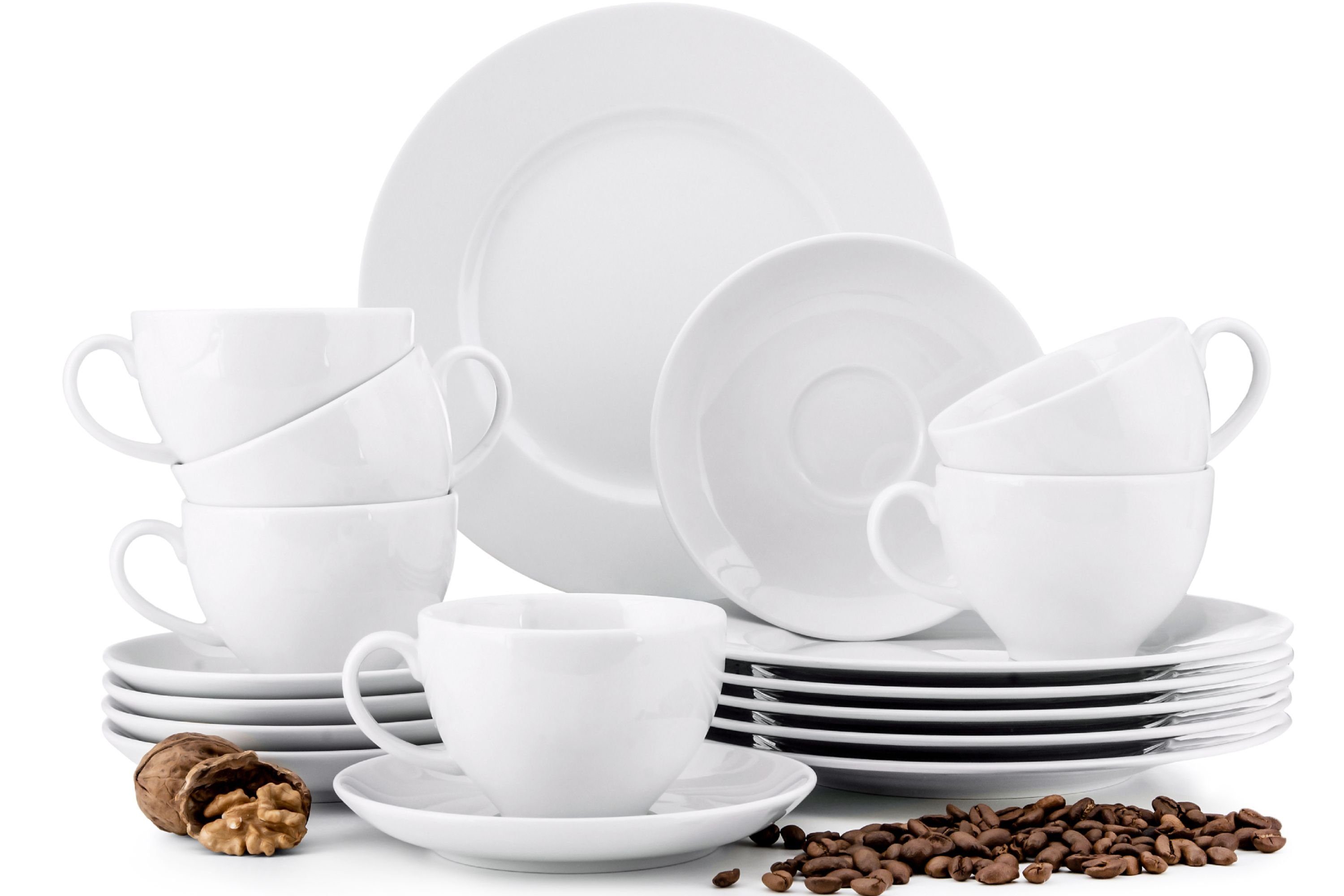 Konsimo® Kaffeeservice Muscari Kaffeeservice Dessertteller 18 Tlg 6