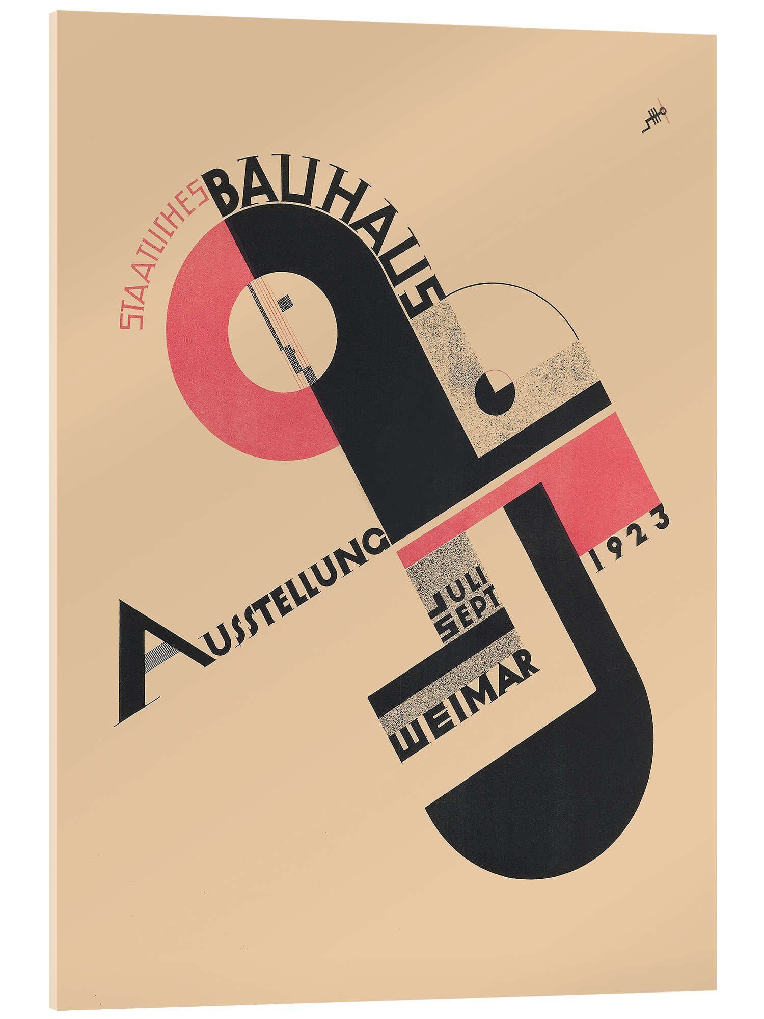 Posterlounge Acrylglasbild Joost Schmidt Bauhaus Ausstellung Weimar I
